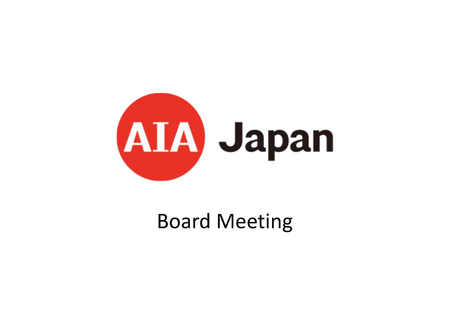 Events for April 2025 – AIA Japan